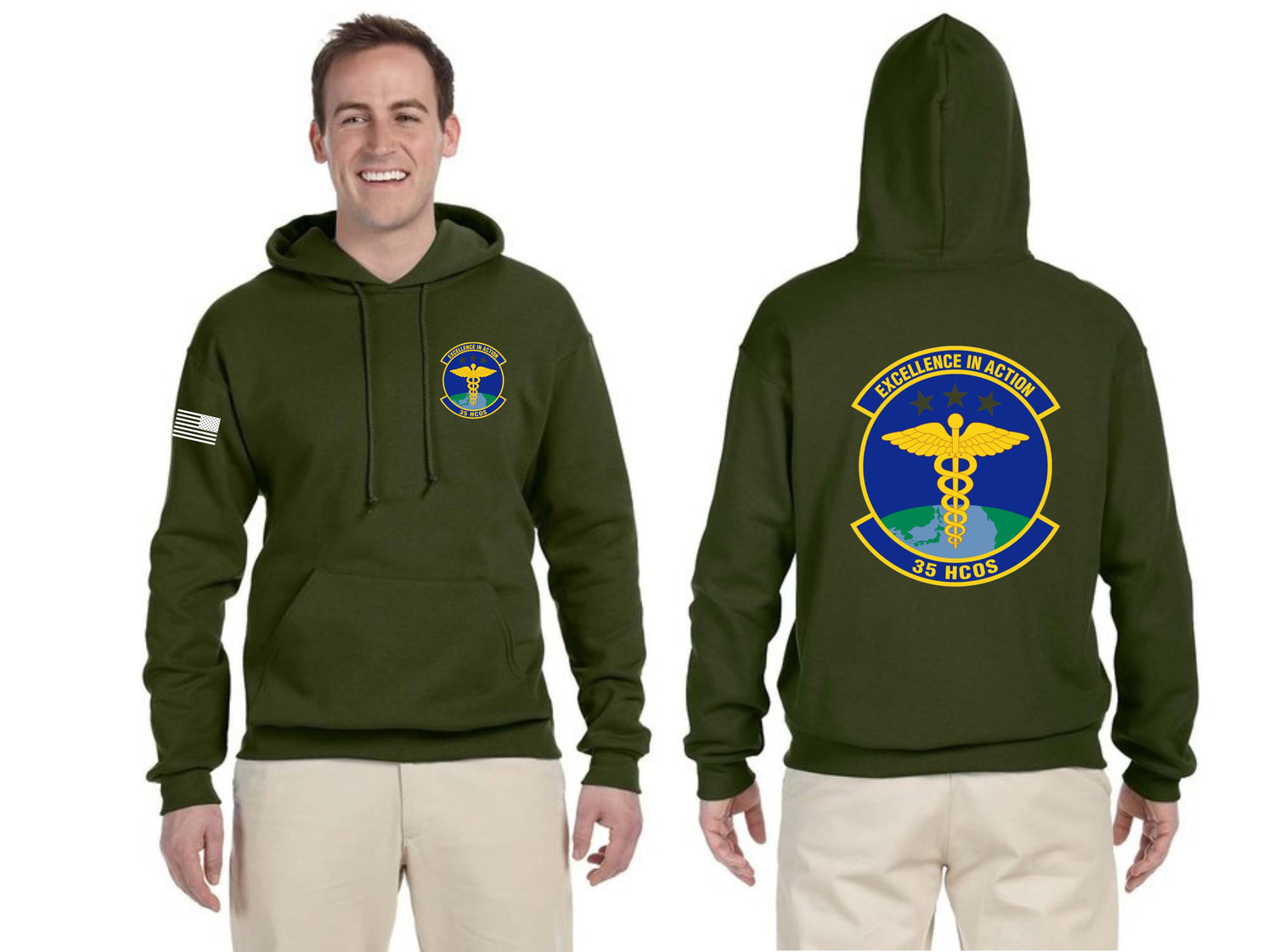 Custom military shirts | personalized Coyote brown squadron shirts