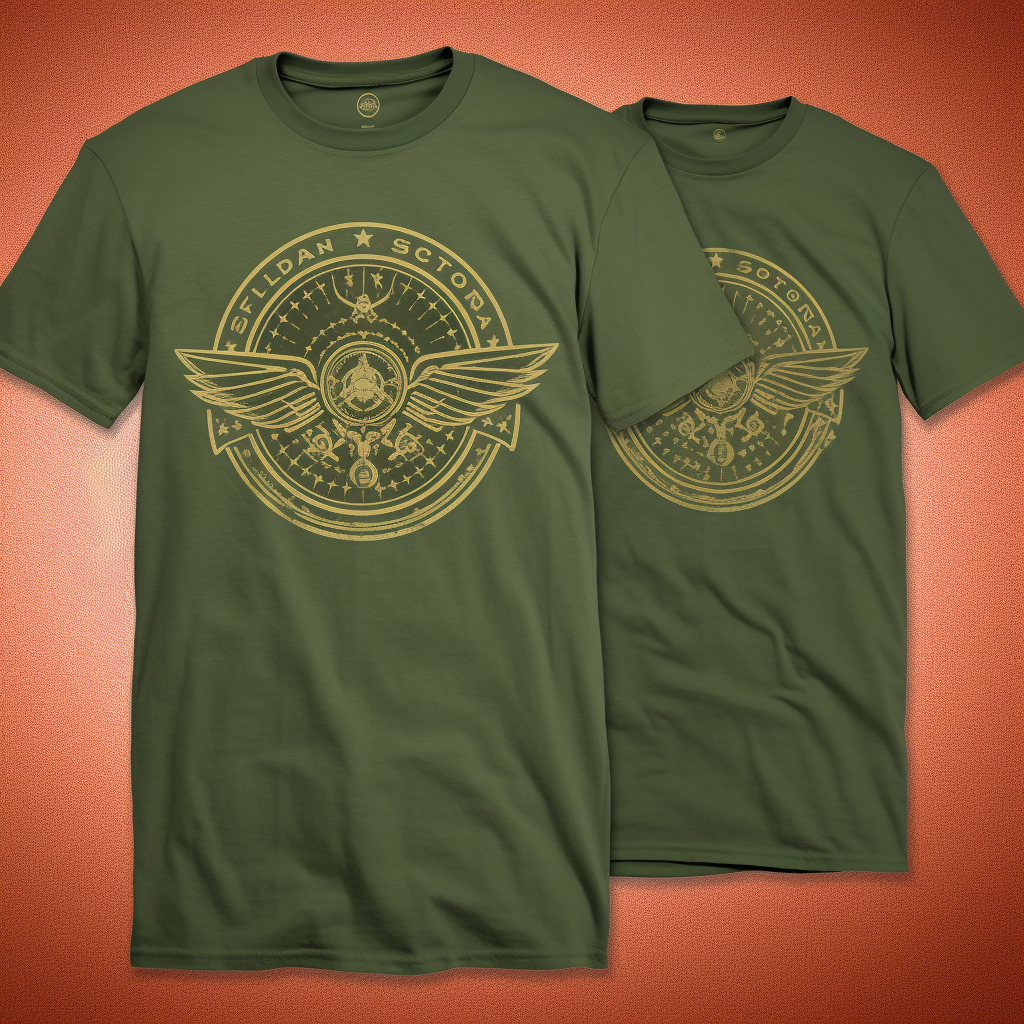 Custom Squadron T-Shirts for Military – Coyote Brown shirts